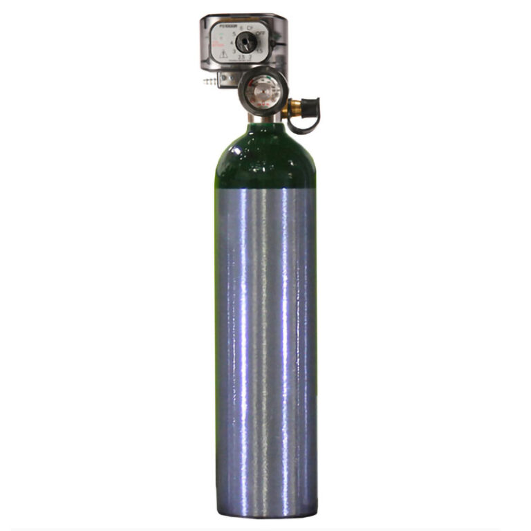 Devilbiss Ifill Personal Oxygen D-Cylinder w/ Continuous Flow Regulator ...